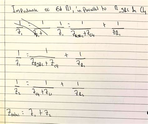 How Would You Find The Impedance Of This Circuit Electrical Engineering Stack Exchange
