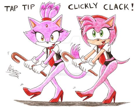 Blaze And Amy By Miszcz90 On Deviantart