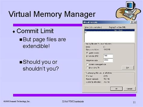 32 Bit Virtual Memory Constraints In Windows An