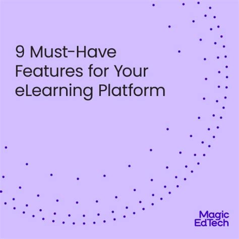 Must Have Features For Your ELearning Platform Magic EdTech