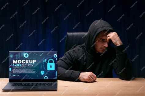 Premium Psd Cyber Security Design Mockup