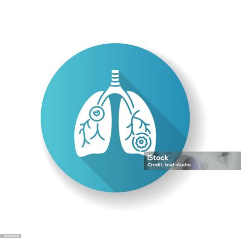 폐렴 Rgb 색상 아이콘 위험한 호흡기 질환 폐 질환 의학적 진단 바이러스학 연쇄상 구균 감염 진균 혈소판 박테리아 감염된 폐 실루엣 Rgb 컬러 일러스트레이션 감기와
