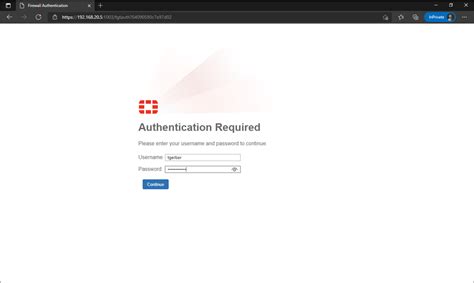 Technical Tip Show Authentication Portal After Us Fortinet Community