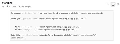 Hubot Chatops Using Slack To Interact With Jenkins Tech Things