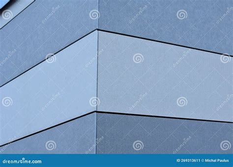 Plasterboard Cladding Of A Building With A Expanded Metal Lattice Structure Royalty Free Stock