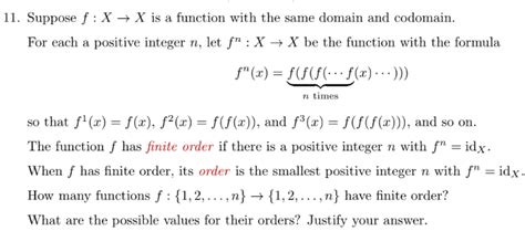 solved suppose f x→x ﻿is a function with the same domain and