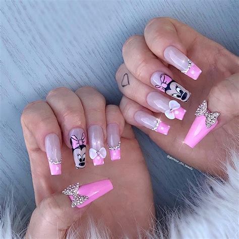 🎀you Be My Mickey And Ill Be Your Minnie 🎀 Minnie Mouse Nails Minnie