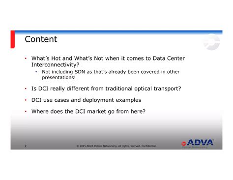 Data Center Interconnectivity Trends And Their Effect On Optical