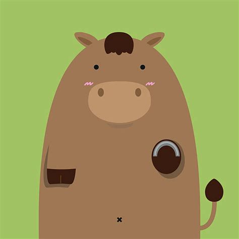 110 Fat Horse Cartoon Stock Illustrations Royalty Free Vector