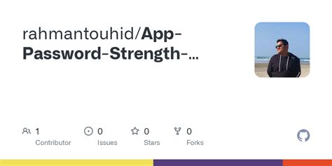 GitHub Rahmantouhid App Password Strength Check