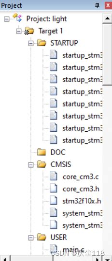 基于固件库的stm32led流水灯stsw Stm32054 Csdn博客
