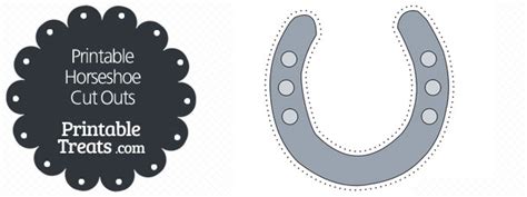 Horseshoe Printable Printable Templates