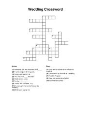 Occasions Crossword Puzzles