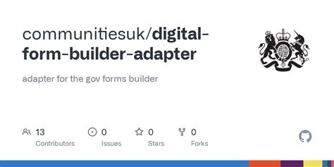 Github Communitiesuk Digital Form Builder Adapter Adapter For The Gov Forms Builder