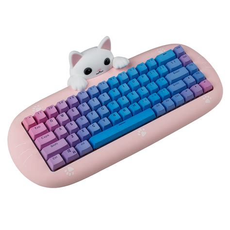 Ymdk Meow68 Keyboard Cat Custom Triple Mode Rgb Hot Swappable Meow 68