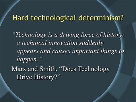 Ppt Technological Determinism In ‘ Code Powerpoint Presentation