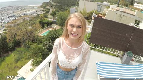 Povd Cute Blonde Teen Nancy Ace With Amazing Shaved Twat In Pov