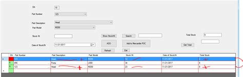Sql I Want To Sum Specific Cell Values By Searching For Similar Values In Textbox In C Net