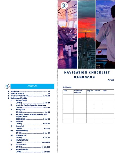 Op 09 Navigation Checklist Handbook Pdf