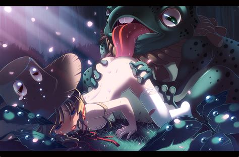 Goriyaku Moriya Suwako Oogama Pyonta Touhou 1girl Amphibian Eyes