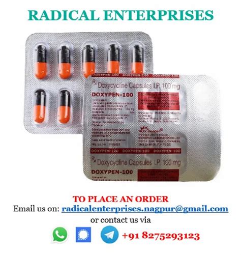 Doxycycline 100mg Capsules At ₹ 350 Box In Nagpur Id 2851305450433