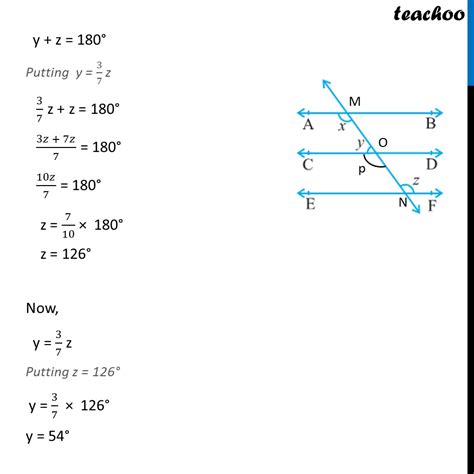 Ex 6 2 1 In Figure If AB CD CD EF And Y Z 3 7