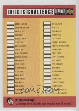 1997 98 Upper Deck Collectors Choice Base 196 Checklist Challenge