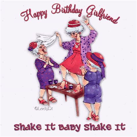 Funny Old Lady Happy Birthday S Tenor