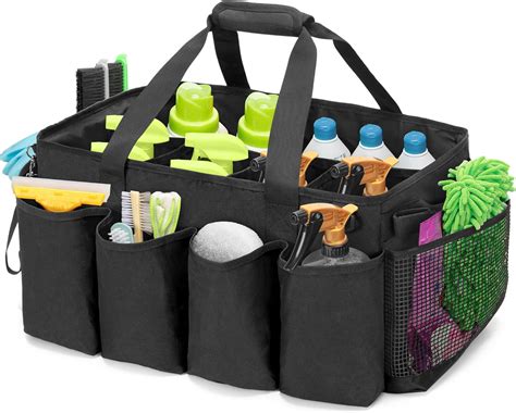 Hodrant Extra Large Cleaning Caddy Organizer With Handles For Cleaning