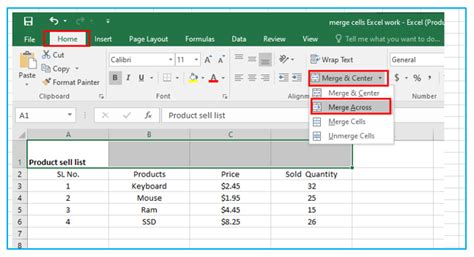 How To Merge Cells In Excel Resource