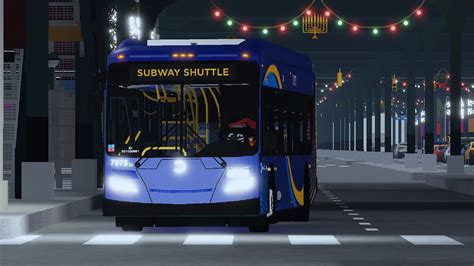 Mta Roblox New Flyer Xd40 7975 On The F Subway Shuttle Youtube