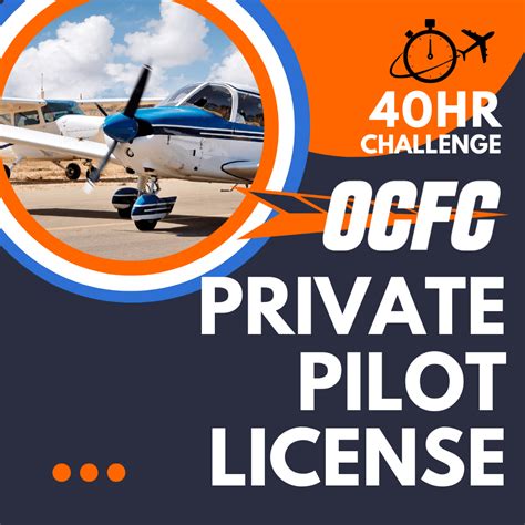 Private Pilot License Application 40hr Challenge Orange County