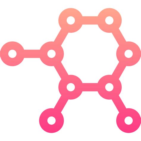Molecule Basic Gradient Lineal Color Icon Molecule Basic Gradient Lineal Color Icon