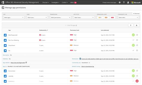 A Static State Office 365 Third Party Security App Management