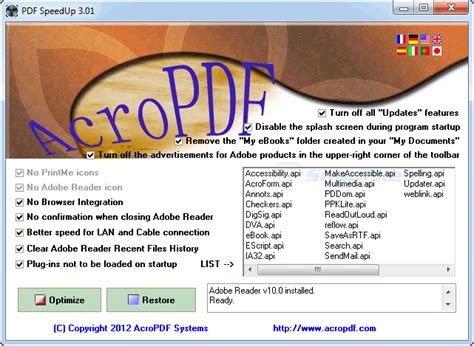 PDF SpeedUp Screenshot And Download At SnapFiles Com