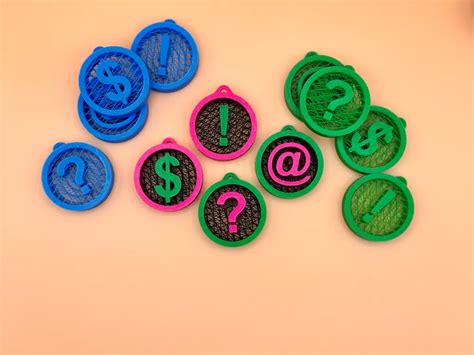 Suspended String Keychain No1 Exclamation Mark By Eternity Labs