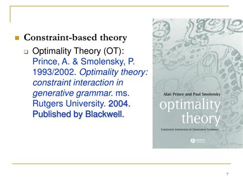 Ppt Phonological Theory Powerpoint Presentation Free Download Id