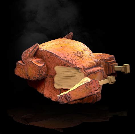 🐔 Galinha De Lava De Um Filme Do Minecraft Modelo 3d Stl Prop・arquivo