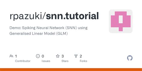 GitHub Rpazuki Snn Tutorial Demo Spiking Neural Network SNN Using Generalised Linear Model