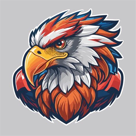 Premium Vector Eagle Mascot Vector