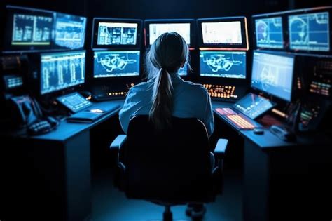 Premium Ai Image Hacker Behind Monitors Hacks Serverscyber Security