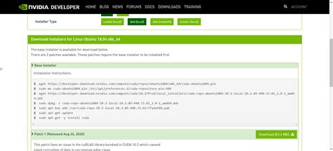 Cuda Installation Instructions On NVIDIA S Official Page Installs CUDA What A Mess