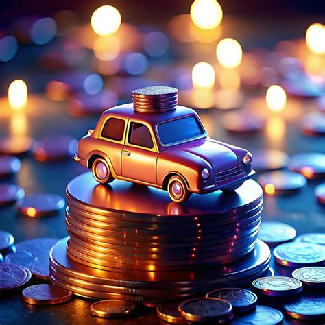 increasing stack of coins finance concept premium ai generated image