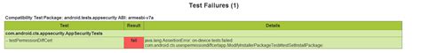 cts测试 com android cts appsecurity appsecuritytests