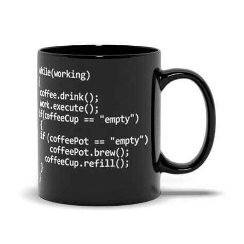 Programmer Coder Engineer Python Black Coffee Mug Gift Python Etsy