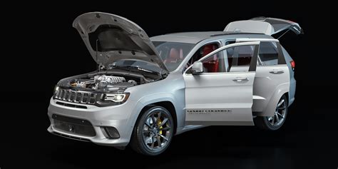 Jeep Grand Cherokee Trackhawk 3d Model Cgtrader