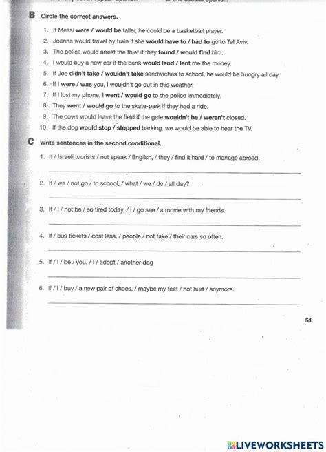 2nd Conditional Free Interactive Worksheets 710134