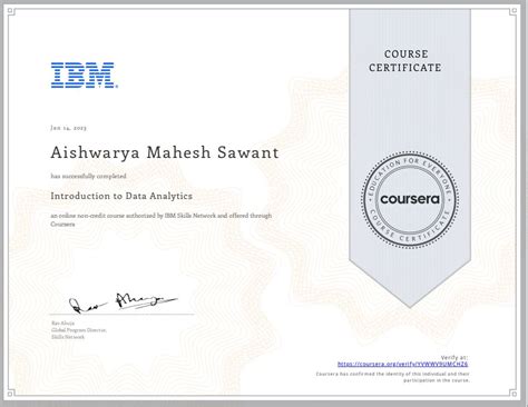 Aishwarya Sawant On Linkedin Successfully Completed The Ibm