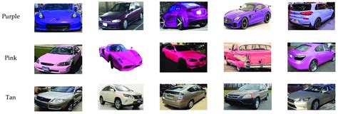 Sample Images From The Proposed Vehicle Color Recognition Model The
