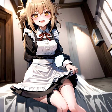 Himiko Toga Maid By Rainbowkombatai On Deviantart